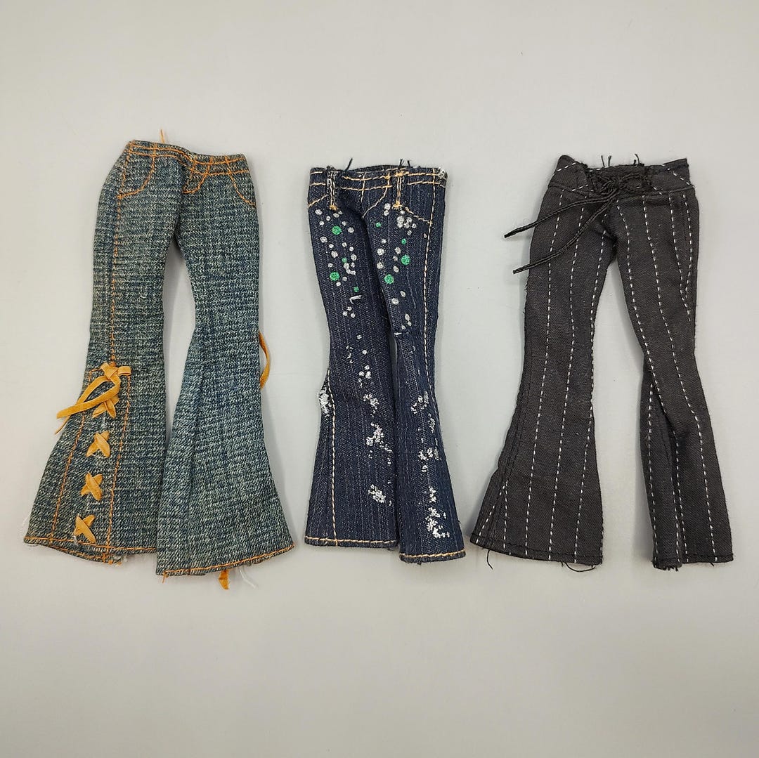 Vintage Bratz Doll Clothing / Retro Fashion Clothes Accessory / Denim ...