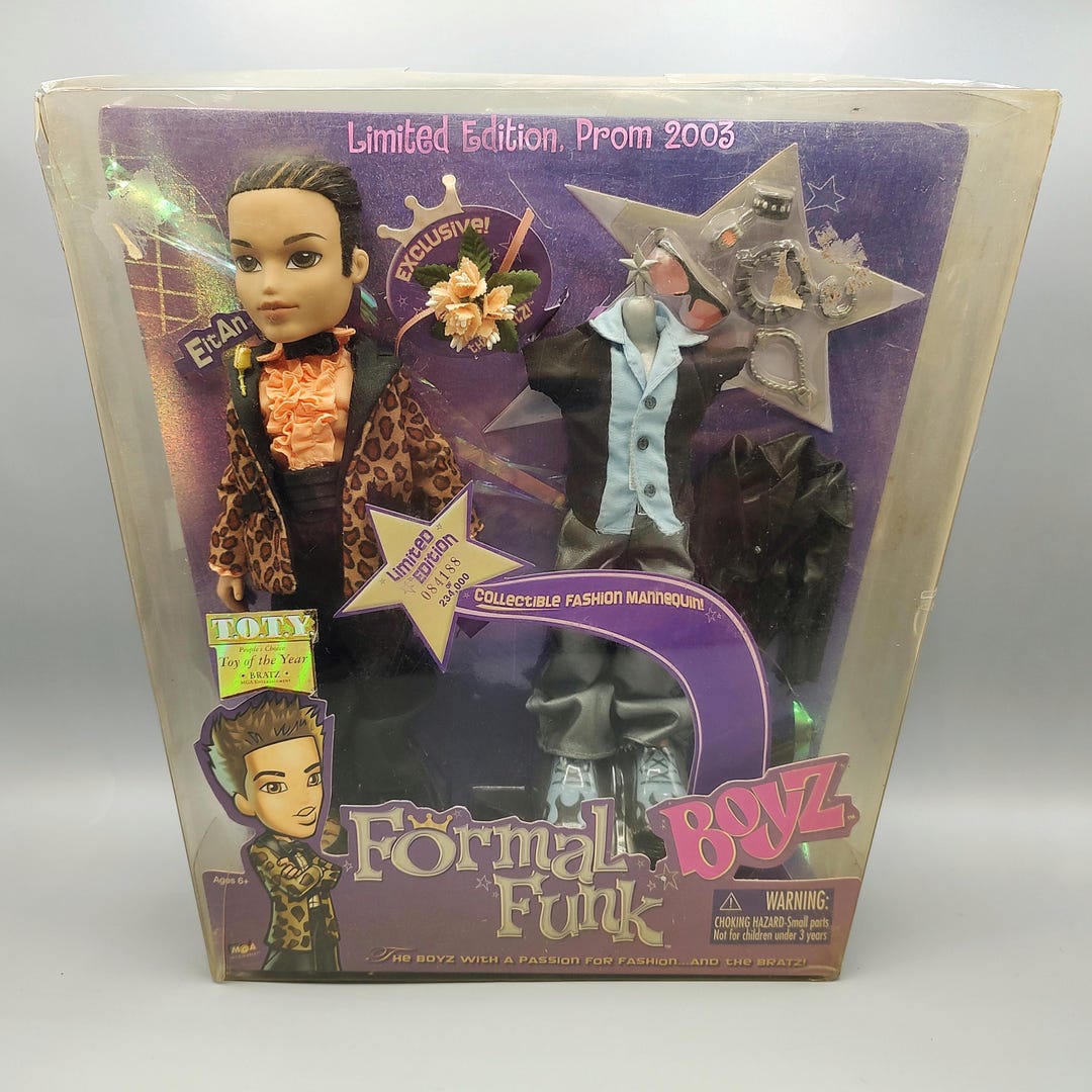 Bratz Doll Formal Funk Eitan / New in Box NIB / Retro Toy Fashion Doll ...