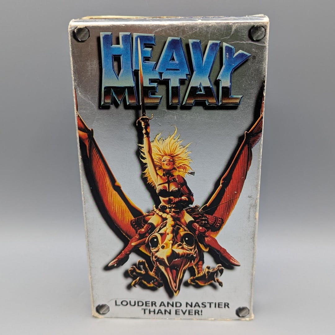 Heavy Metal VHS / Vintage Video VHS Tape / Retro Movie Film / 1990s 90s ...
