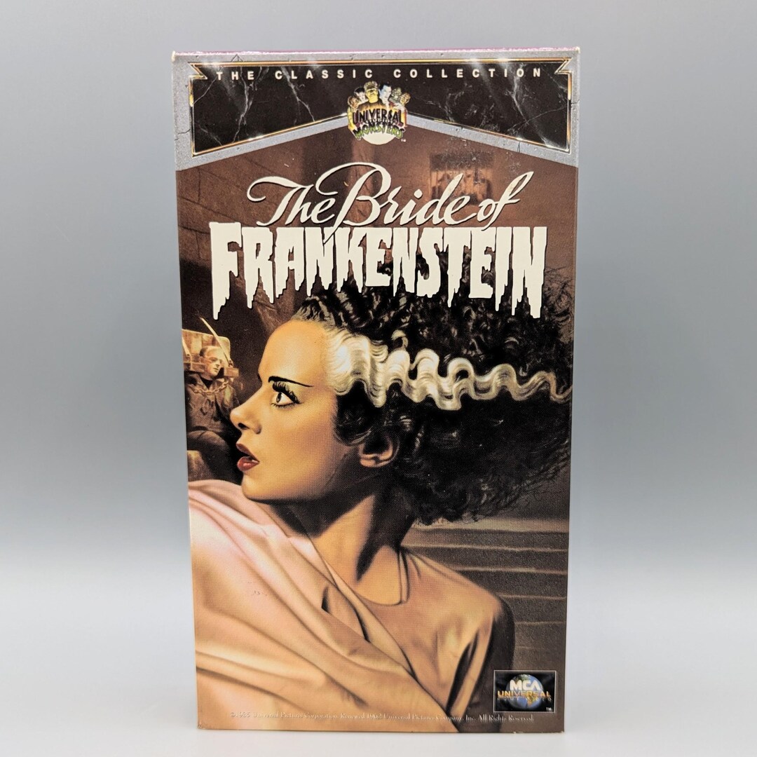 The Bride of Frankenstein VHS / Vintage Video VHS Tape / Retro Movie ...