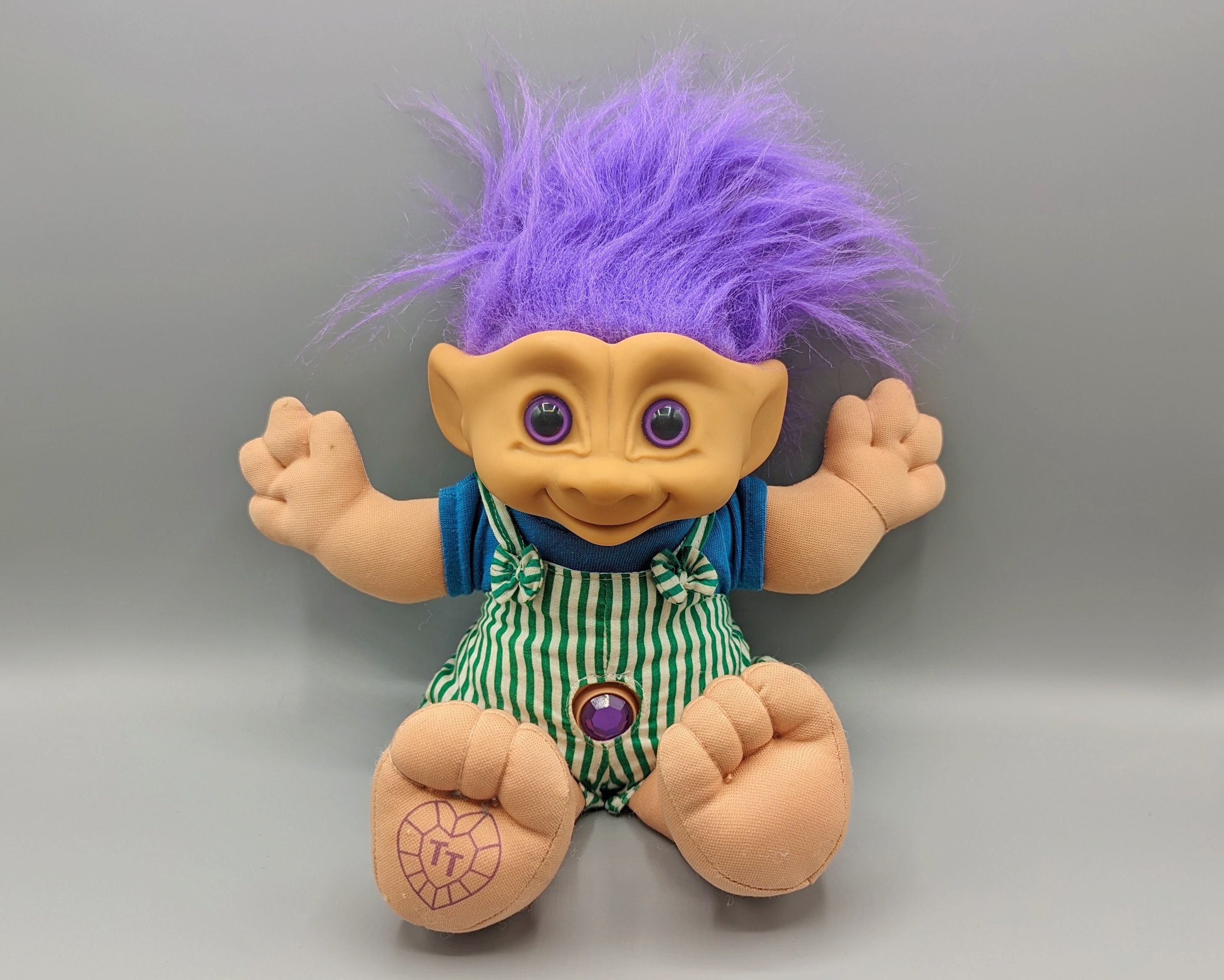 Vintage Soft Body Troll / Retro Troll / Treasure Troll Jewel - Etsy