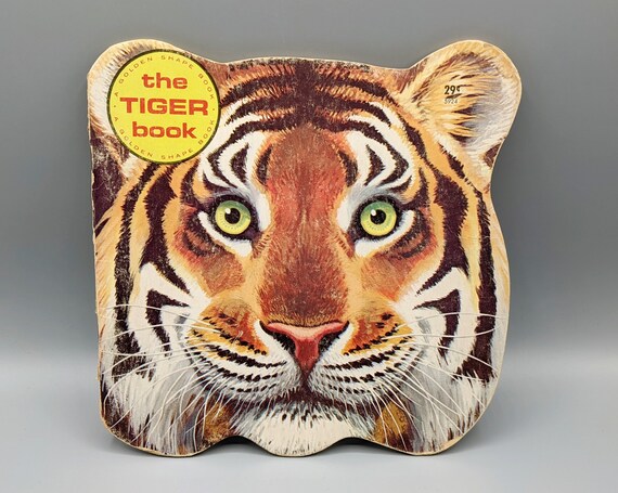 The Tiger Book / A Golden Shape Book / 1965 1960s 60s / | Etsy