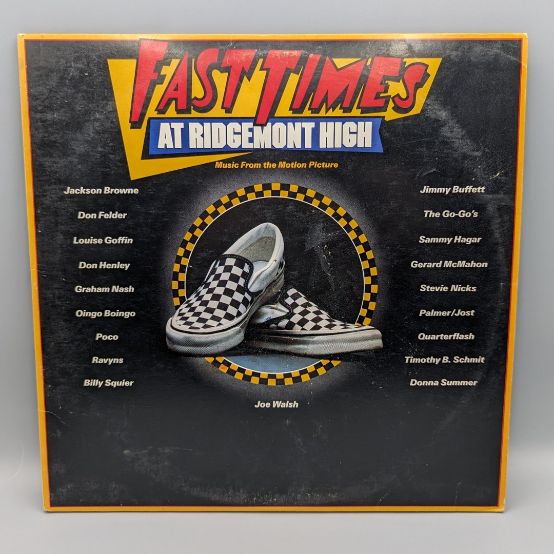 Fast Times at Ridgemont High OST Soundtrack / Vintage Vinyl - Etsy