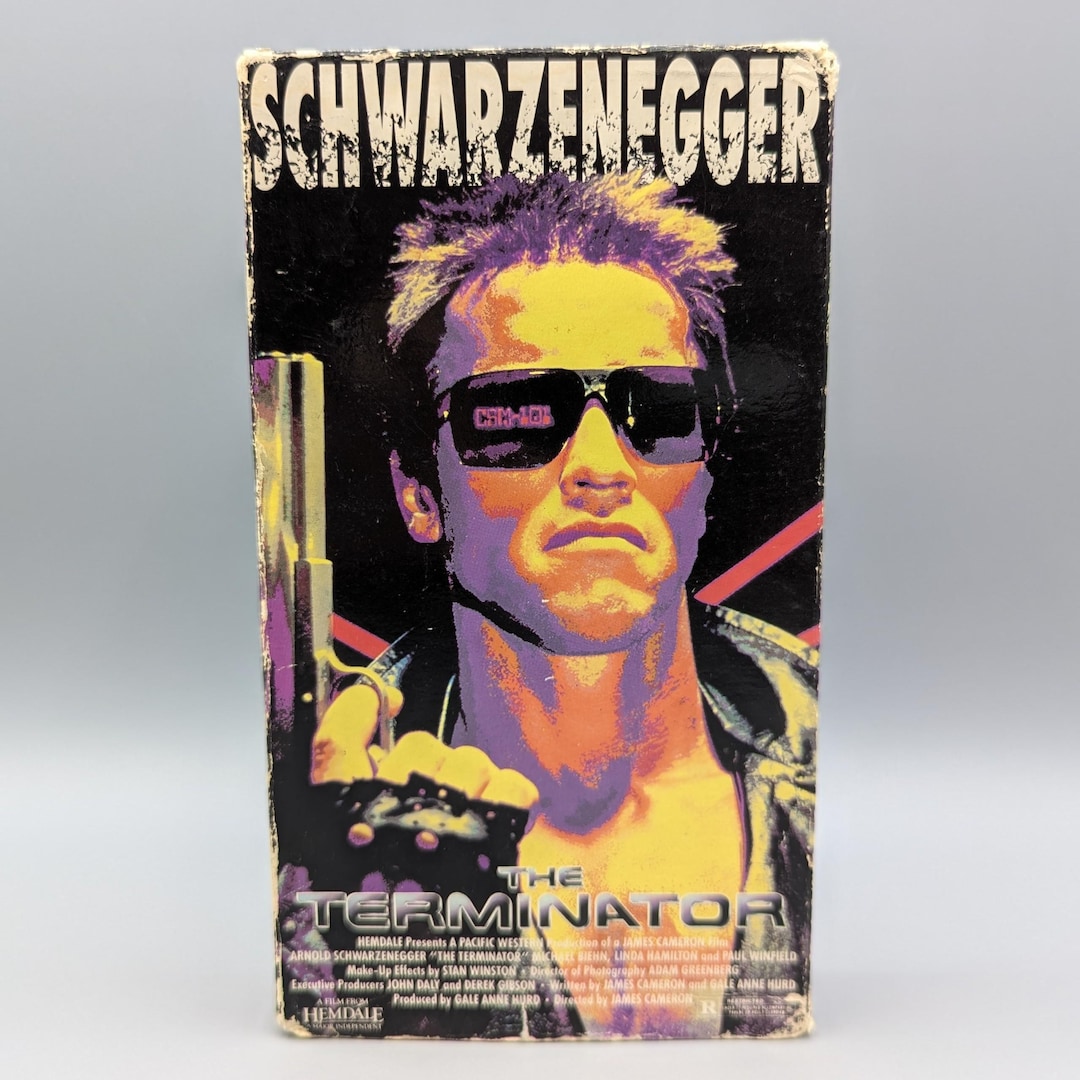 The Terminator VHS Hemdale 1984 / Vintage Video VHS Tape / Retro Movie ...
