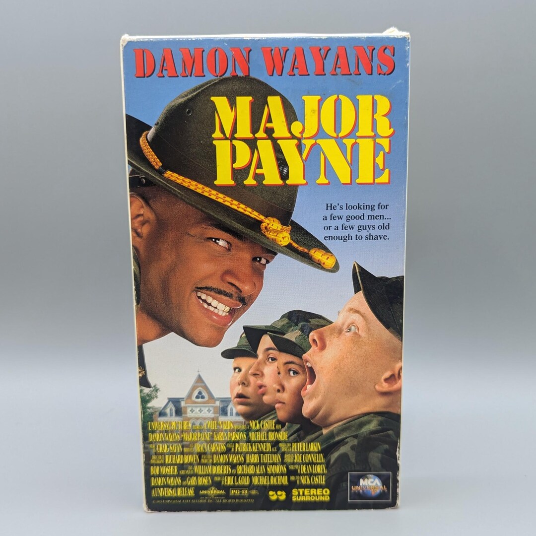 Major Payne VHS / Vintage Video VHS Tape / Retro Movie Film / 1980s 80s ...