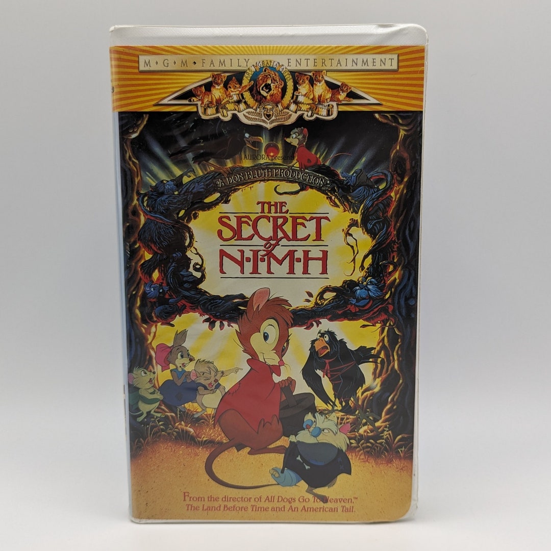 The Secret of Nimh VHS Movie / Vintage VHS Tapes / Cartoon Cartoons ...