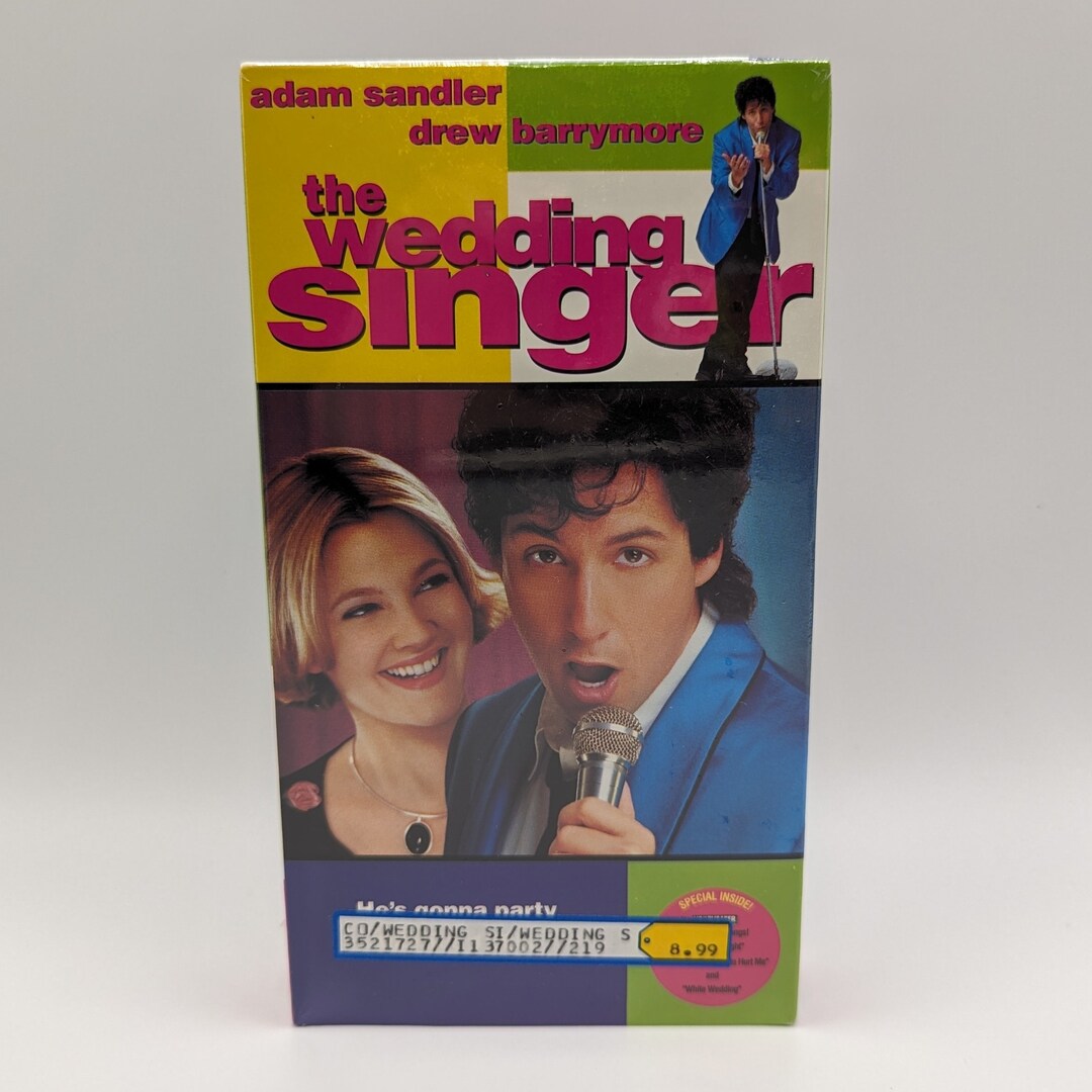 The Wedding Singer SEALED VHS / Vintage Video VHS Tape / Retro Movie ...