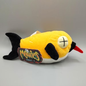 Vintage 1998 Meanies Series 2 Floaty the Fish Plush Stuffed Animal ...