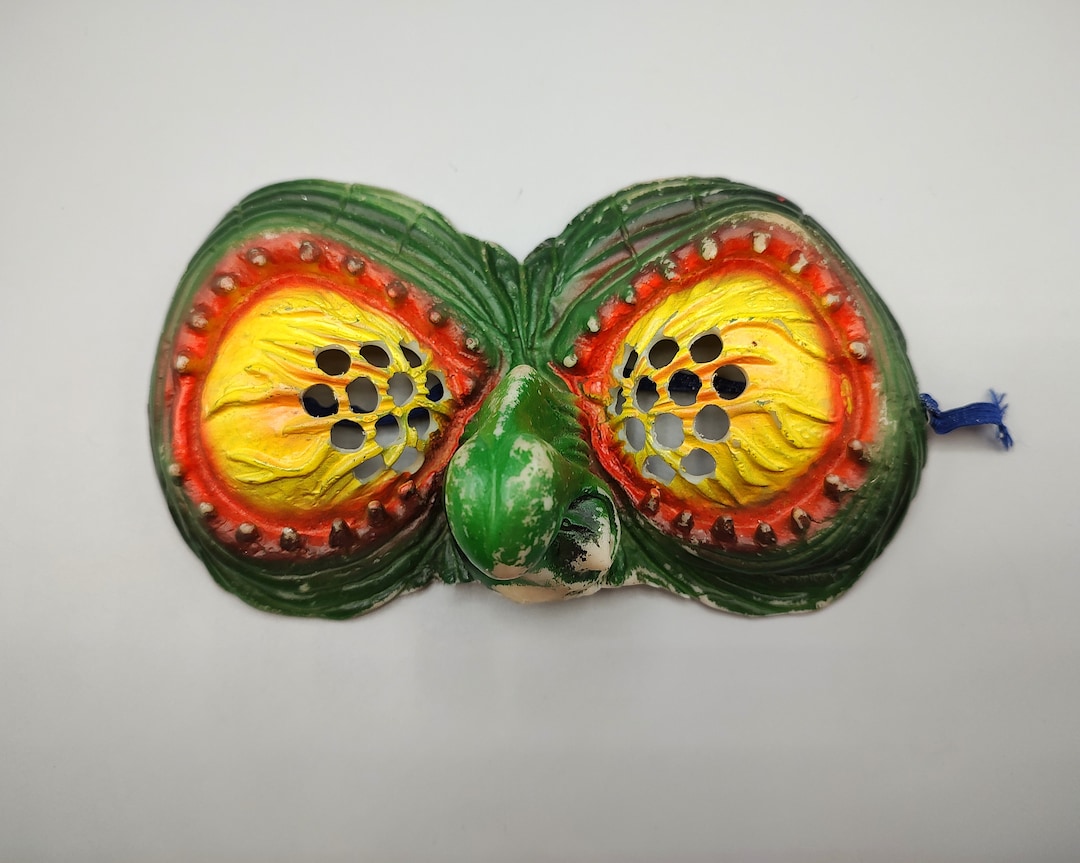 Vintage Halloween Rubber Mask / Monster Costume Scary Spooky / Retro ...