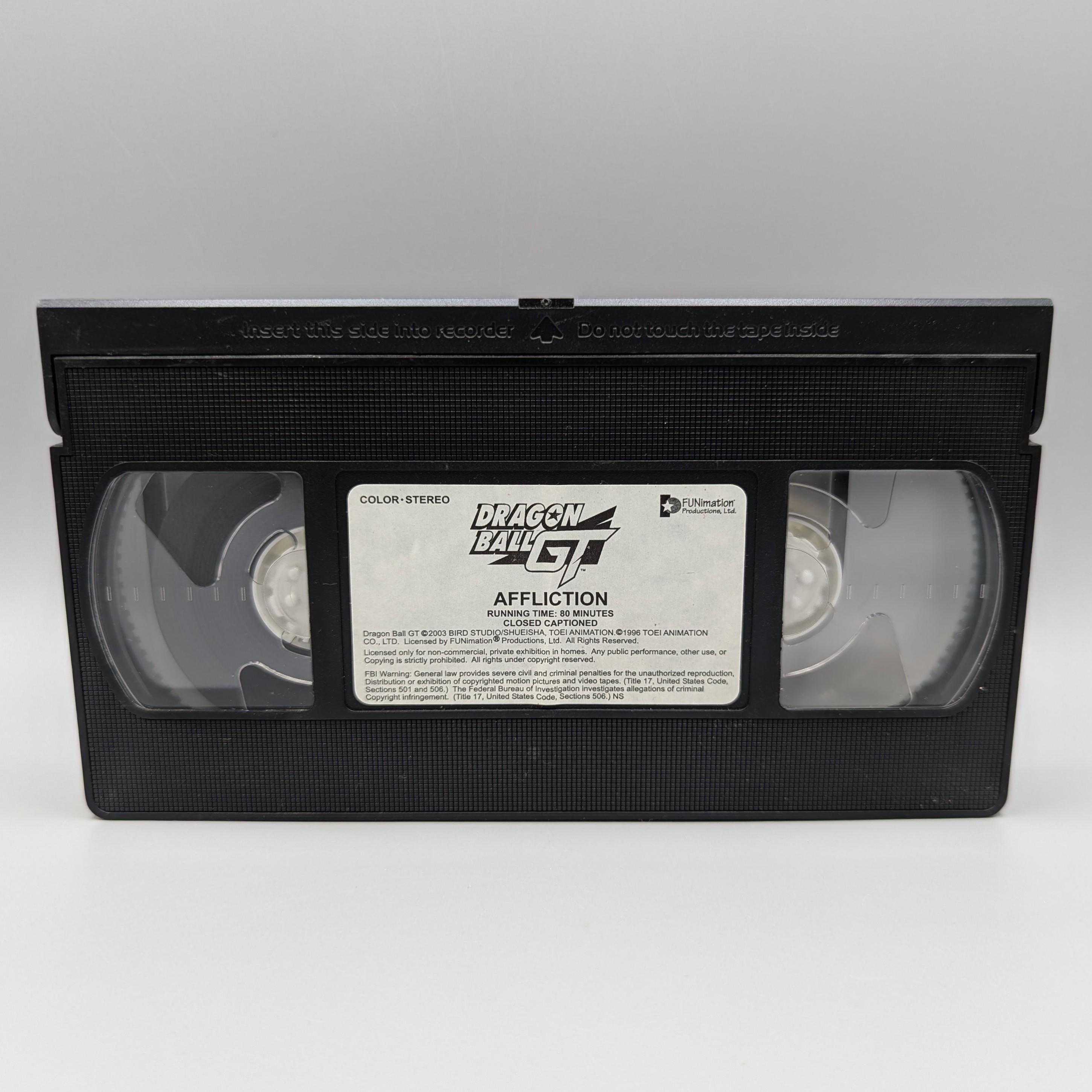 Dragon Ball GT Affliction VHS / Vintage Video VHS Tape / Retro Cartoon ...