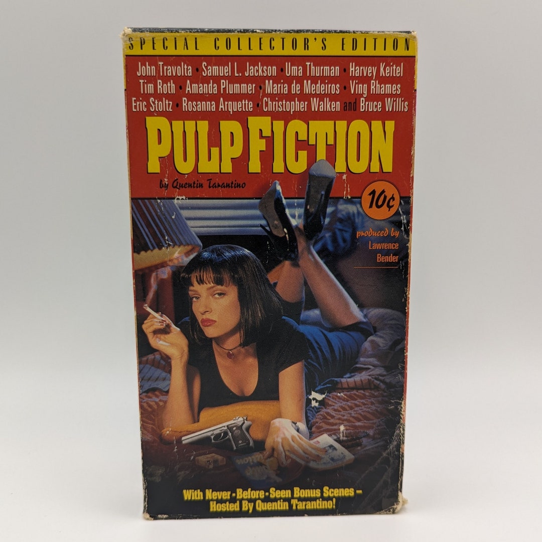 Pulp Fiction VHS / Vintage Video VHS Tape / Retro Movie Film / 1990s ...