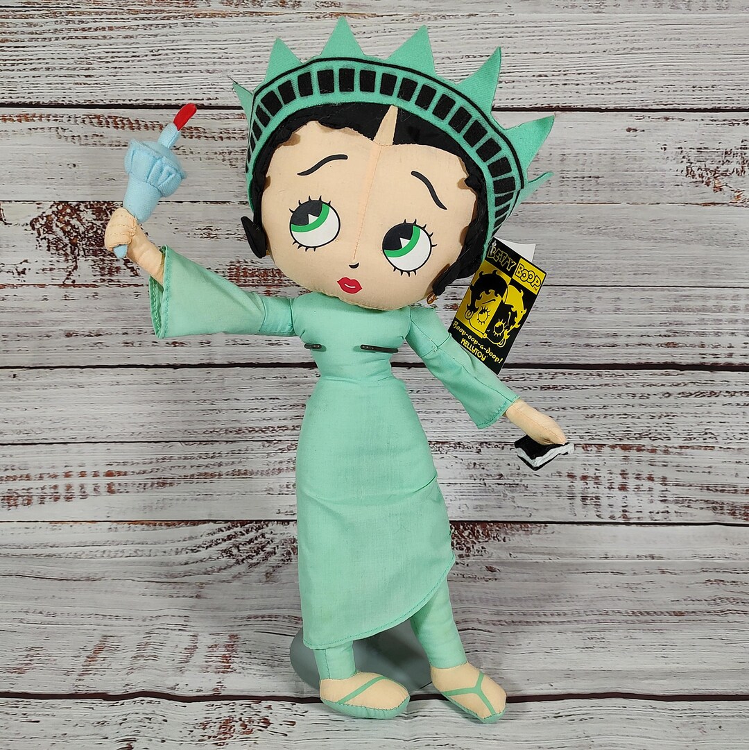 Vintage Betty Boop Plush Doll 1990s 90s / Retro Stuffed Doll / Fashion ...