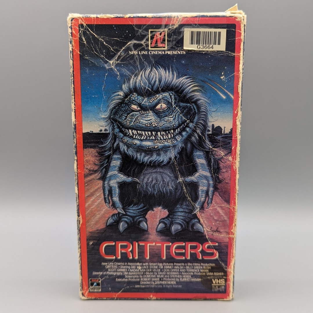 Critters VHS / Vintage Video VHS Tape / Retro Movie Film / 1980s 80s - Etsy