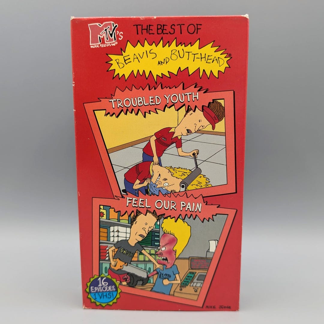 The Best of Beavis and Butthead VHS Troubled Youth Feel Our Pain ...