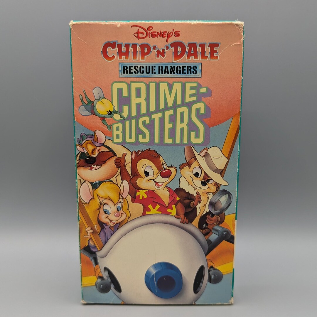 Chip N' Dale Crime-busters Chip and Dale Rescue Rangers VHS / Vintage ...