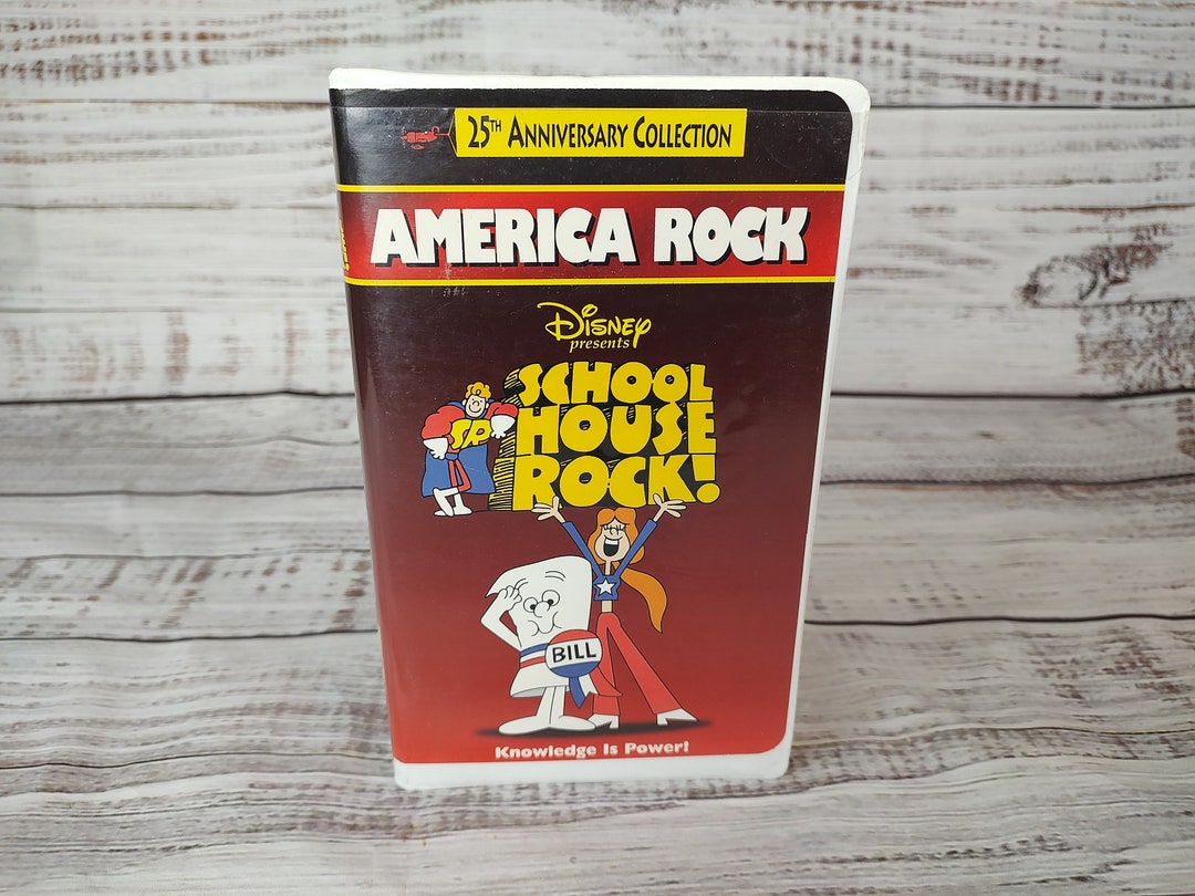 America Rock School House Rock VHS / Vintage VHS Tapes / Cartoon ...
