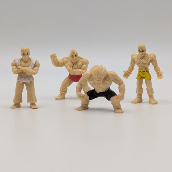 Vintage Mini Capcom Street Fighter Action Figures Lot of 4 Retro Action Figure Retro Figurine 1990s 90s Etsy