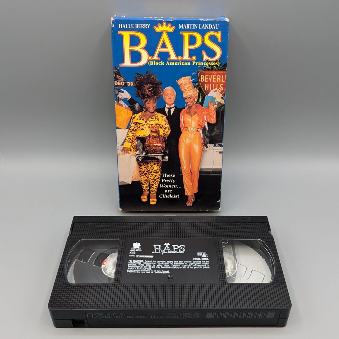 B.A.P.S. BAPS VHS / Vintage Video VHS Tape / Retro Movie Film / 1980s ...