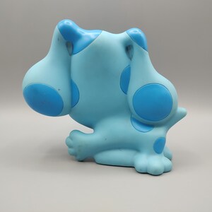 Vintage 1997 Viacom Blue’s Clues Puppy Dog Squeeze Toy Figure Squeaky 5 ...