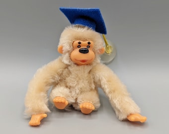 1980s Plush Monkey - Etsy