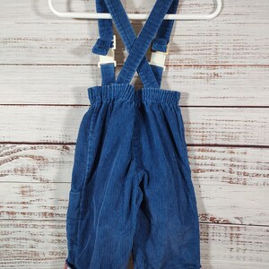 Vintage Jumper / Baby Overalls / Blue Corduroy / Retro Infant Overall ...