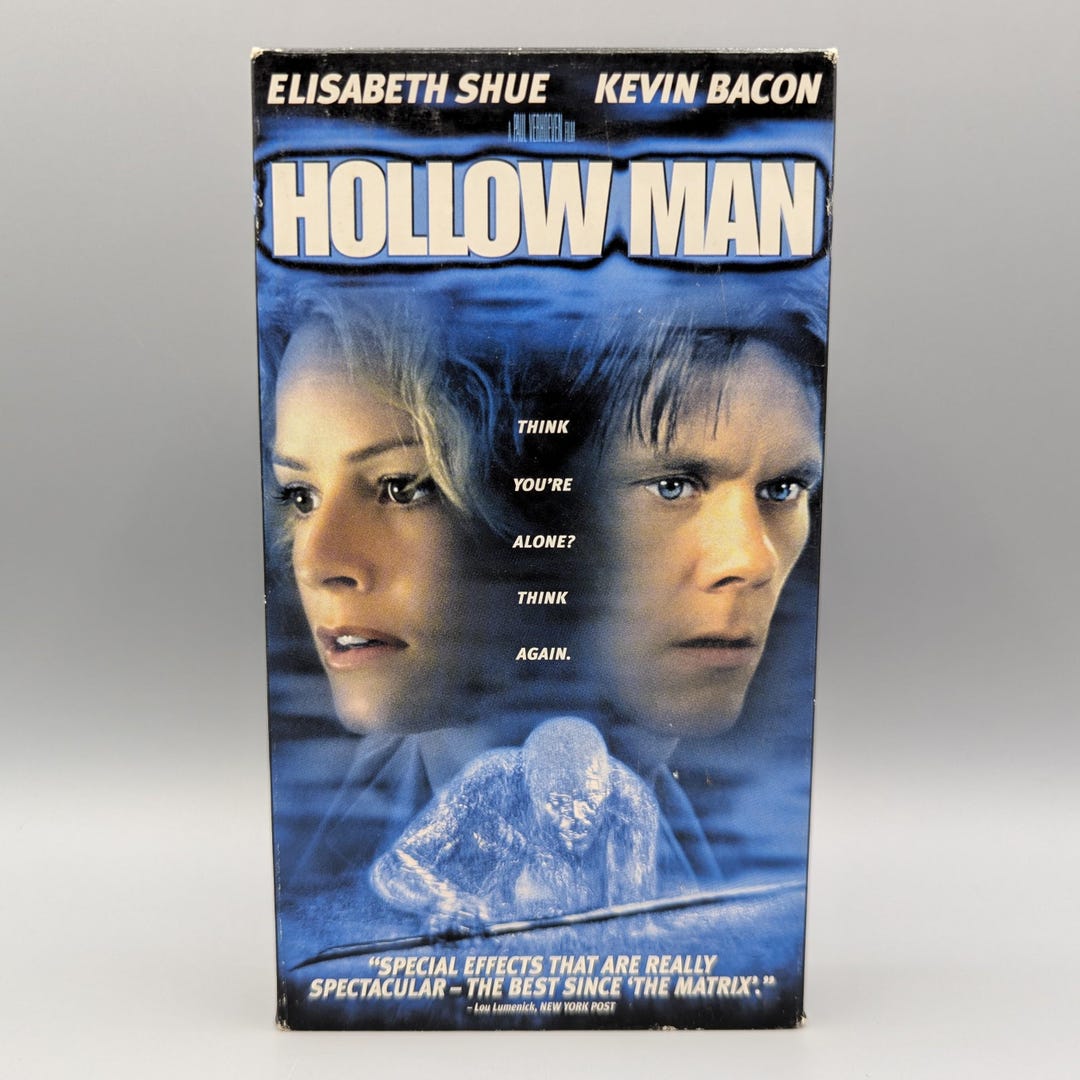 Hollow Man VHS / Vintage Video VHS Tape / Retro Movie Film / 1990s 90s ...