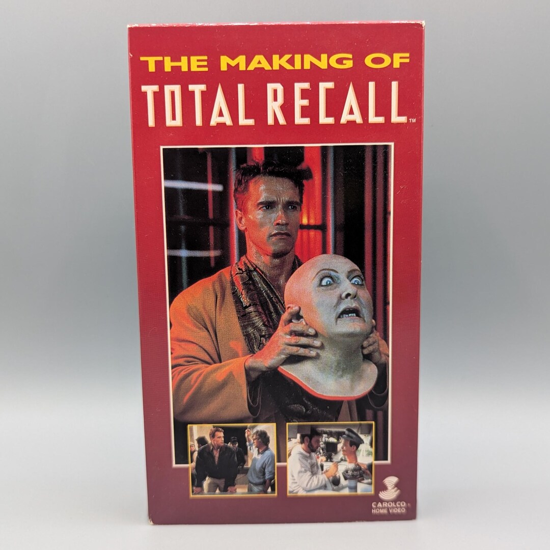 The Making of Total Recall VHS / Vintage Video VHS Tape / Retro Movie ...