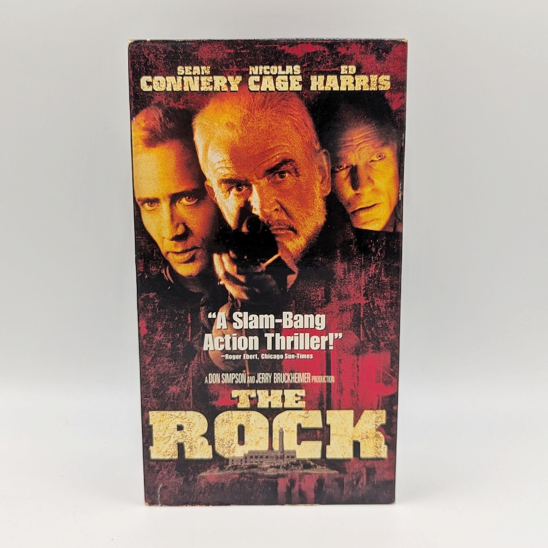 The Rock Sean Connery Nicolas Cage VHS / Vintage Video VHS Tape / Retro ...