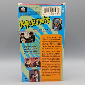 Mallrats Mall Rats VHS / Vintage Video VHS Tape / Retro Movie Film ...