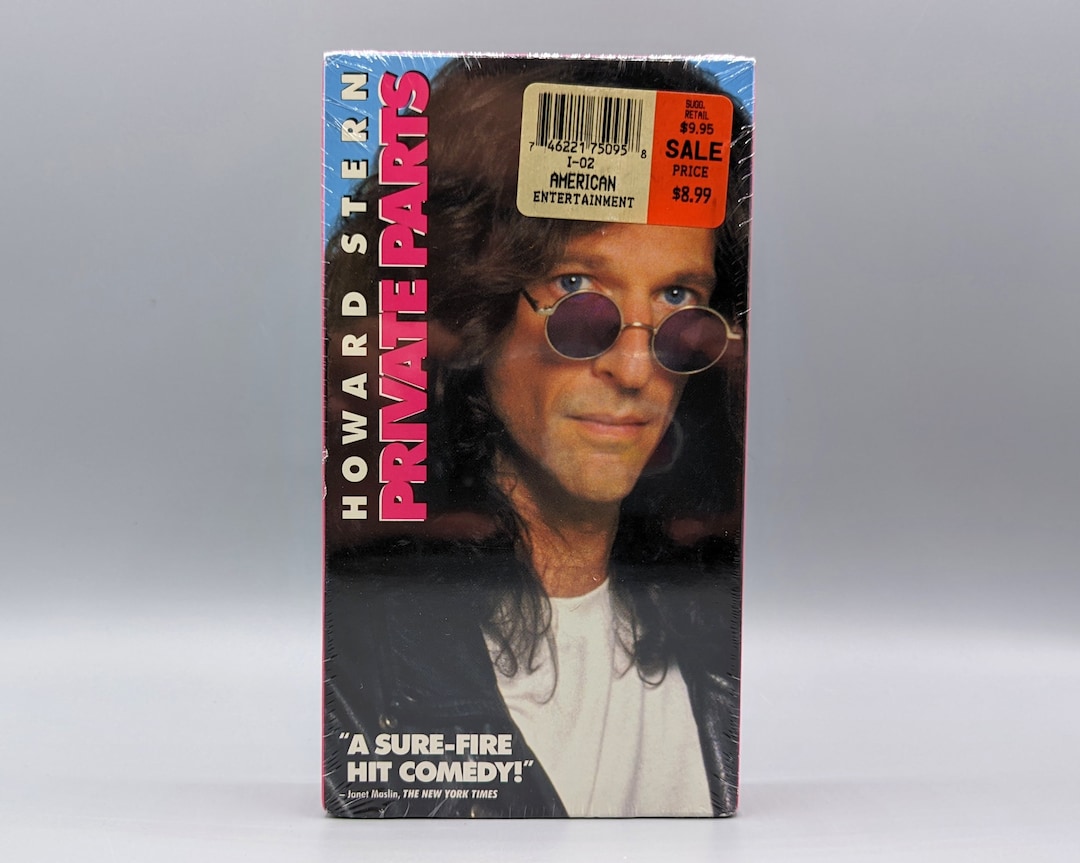 Howard Stern Private Parts VHS / Vintage Video VHS Tape / - Etsy Canada