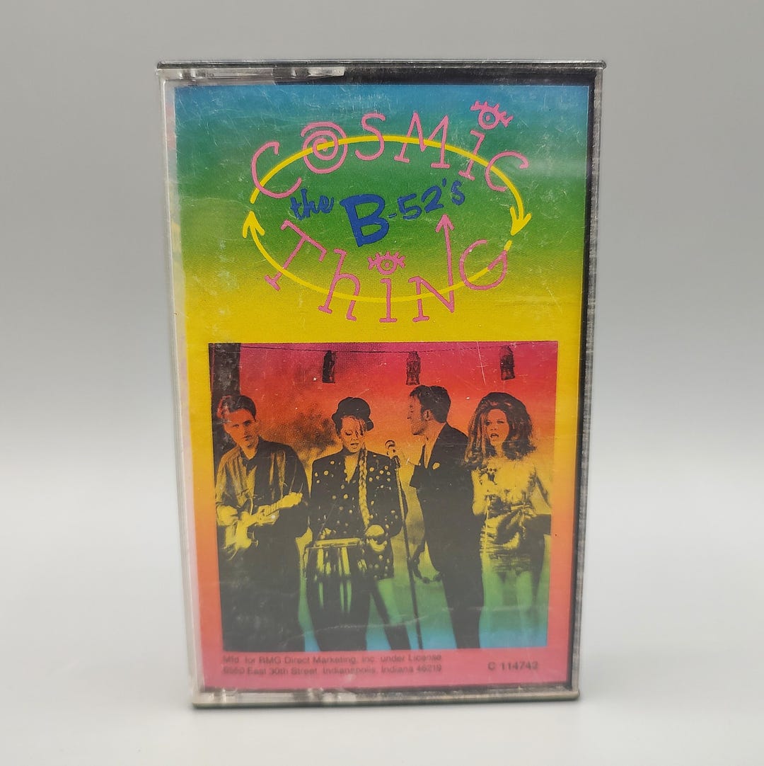 B-52's Cosmic Thing B-52s B 52's / Vintage Cassette Tape / 1980s 80s ...