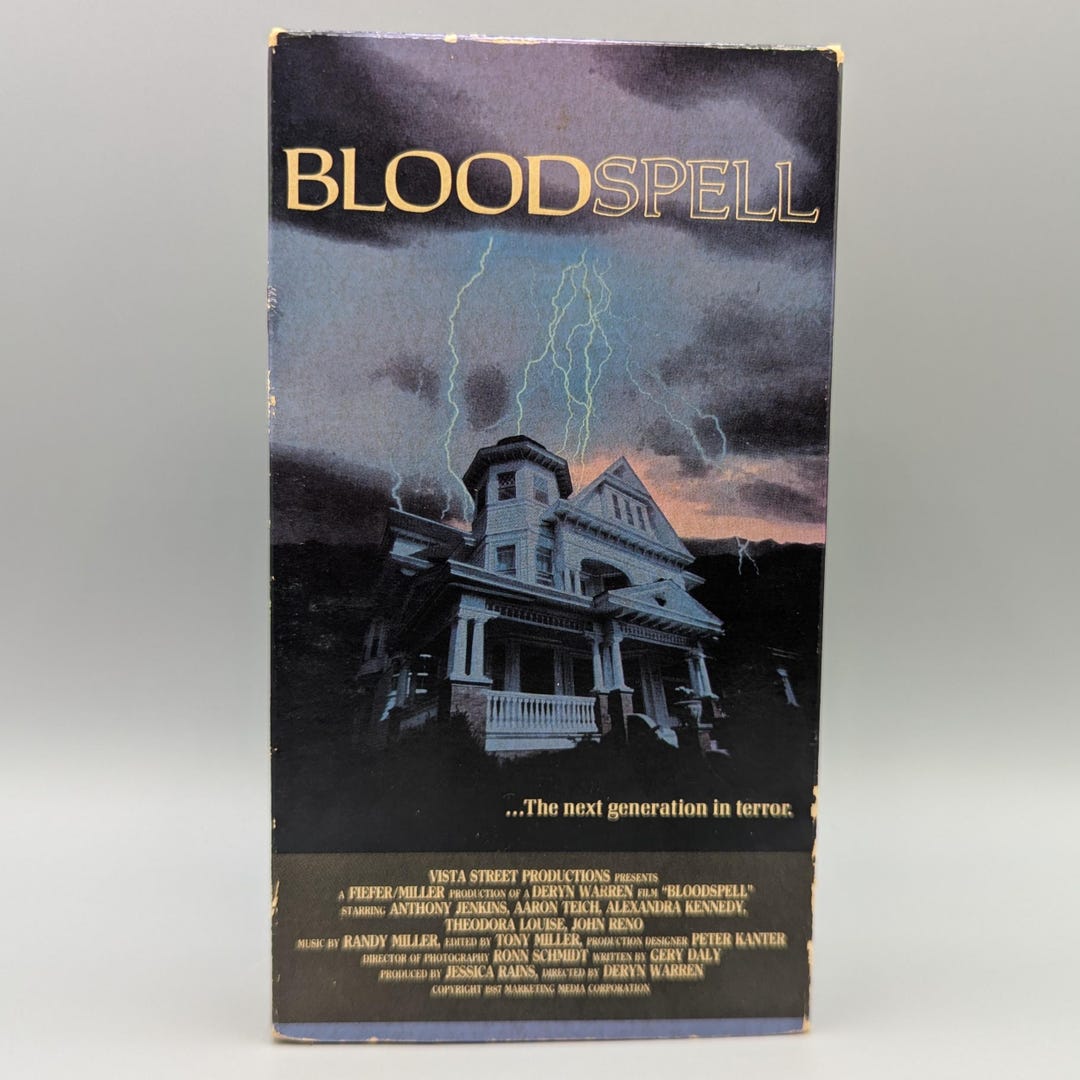 Blood Spell / VHS Horror Thriller Suspense / Vintage Video VHS Tape ...