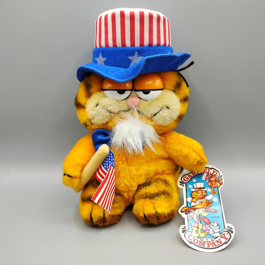 Vintage Garfield the Cat / Retro Stuffed Toy / Vintage Plush Toy ...