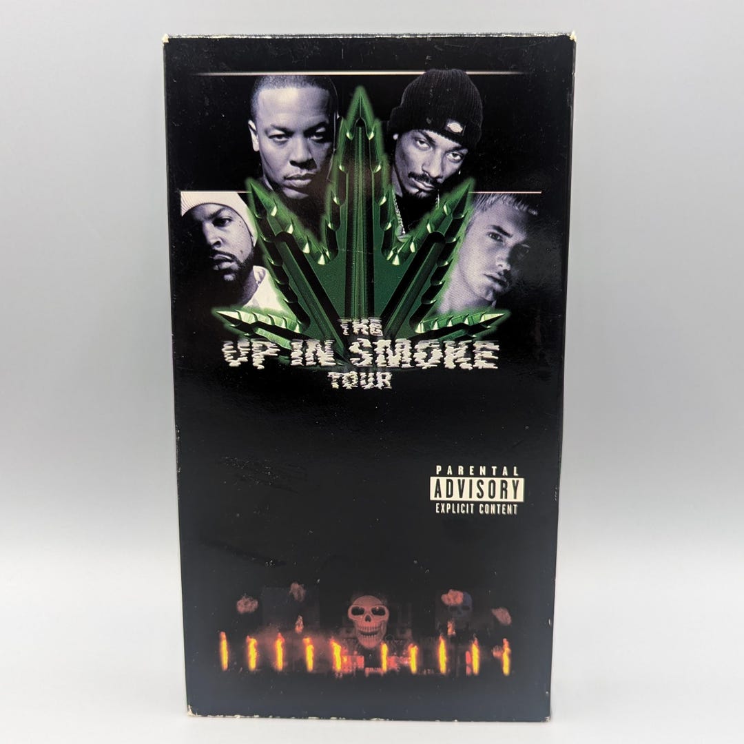 The up in Smoke Tour (VHS 2000) Dr. Dre Snoop Dogg Eminem Ice Cube Rap ...