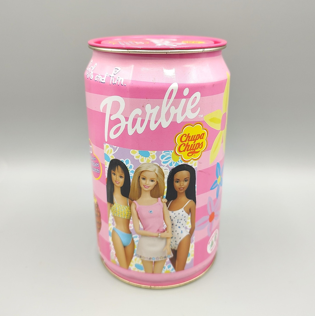 Barbie Tin Chupa Chups Lollipop Empty Container / Tin Container / 1997 ...