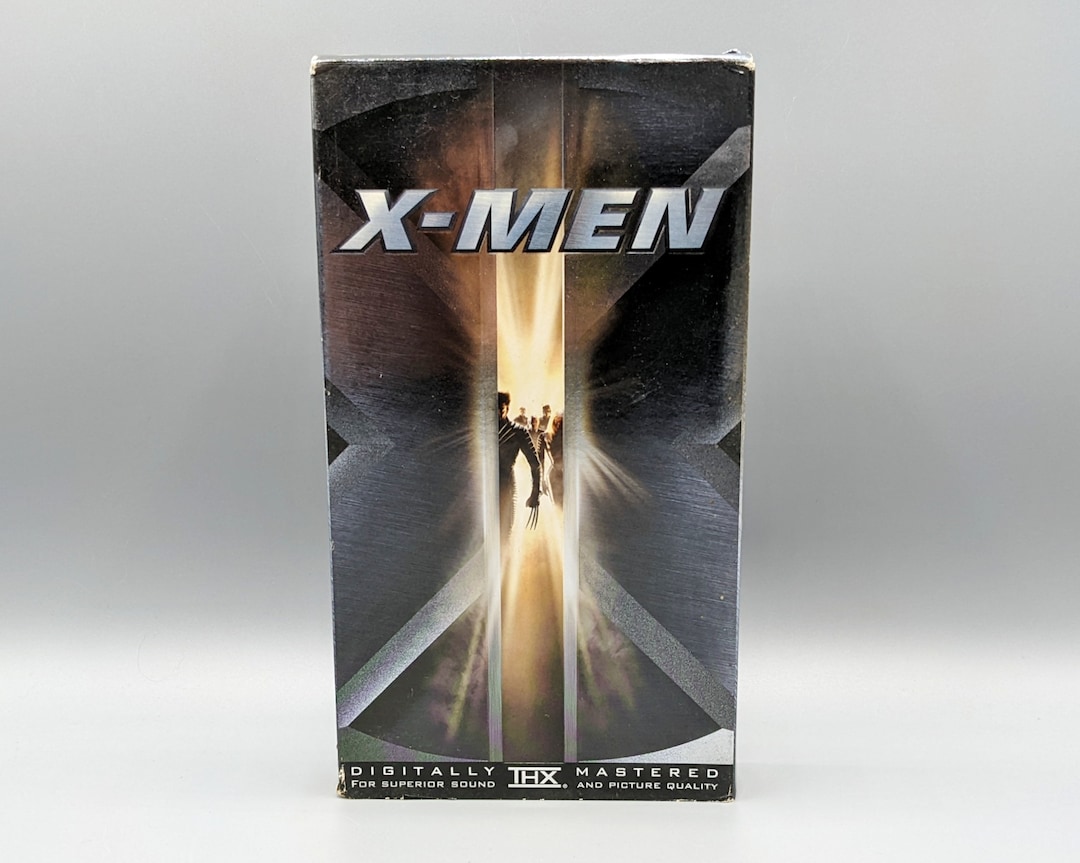 Xmen X Men 2000 / Vintage Video VHS Tape / Retro Movie Film / 2000s 00s ...