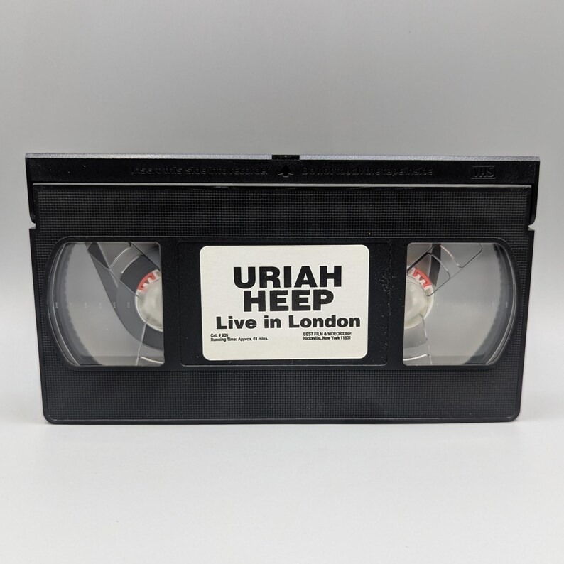 Uriah Heep Live in London Music VHS / Vintage Video VHS Tape / Retro ...