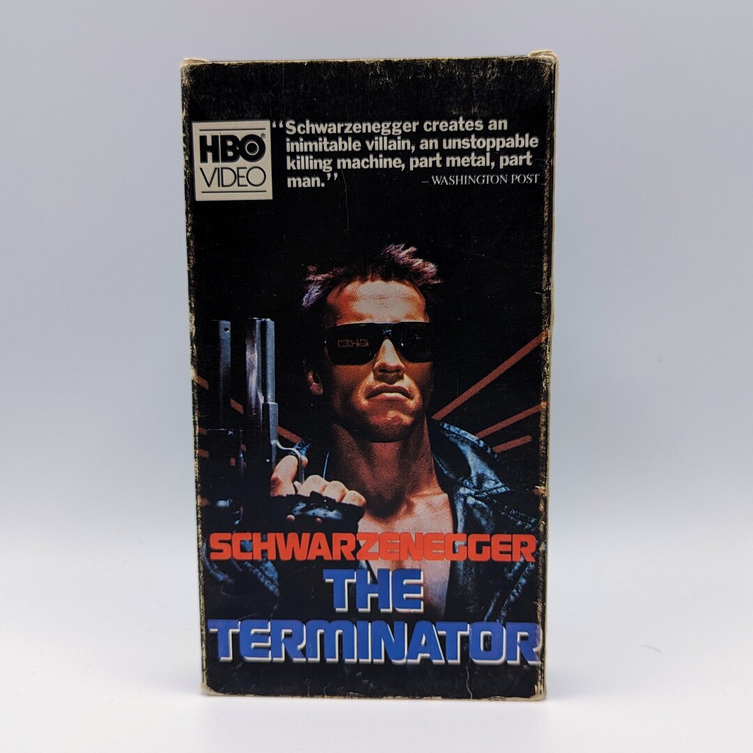 Terminator VHS HBO Video / Vintage Video VHS Tape / Retro Movie Film ...