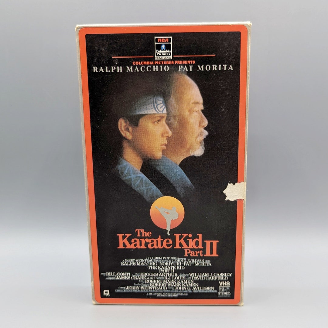 The Karate Kid Part 2 II VHS / Vintage Video VHS Tape / Retro Movie ...