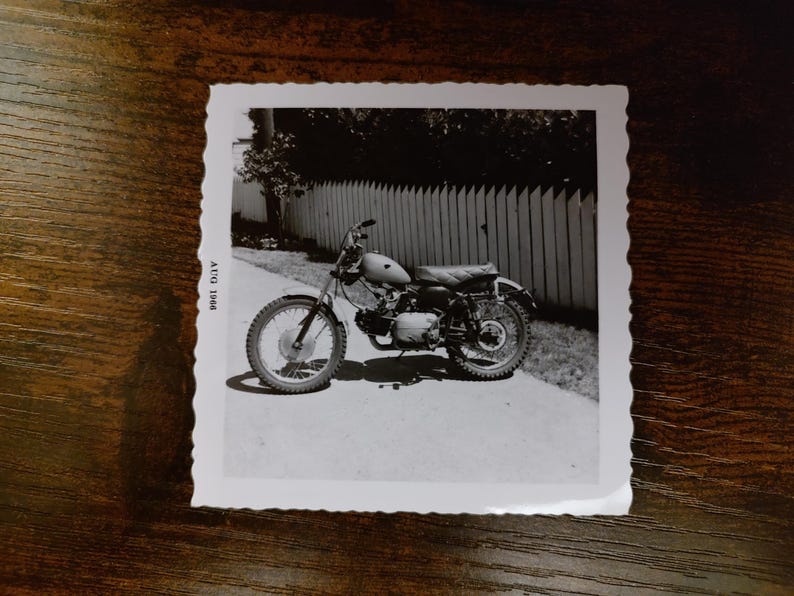 Vintage Motorcycle Classic Car Auto Vehicle / Art Antique Photography ...