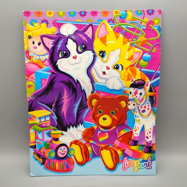 Lisa Frank Folders and Notebooks - Etsy