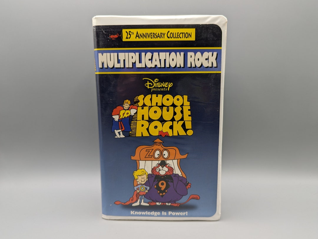 Multiplication Rock House Rock VHS / Vintage VHS Tapes / Cartoon ...