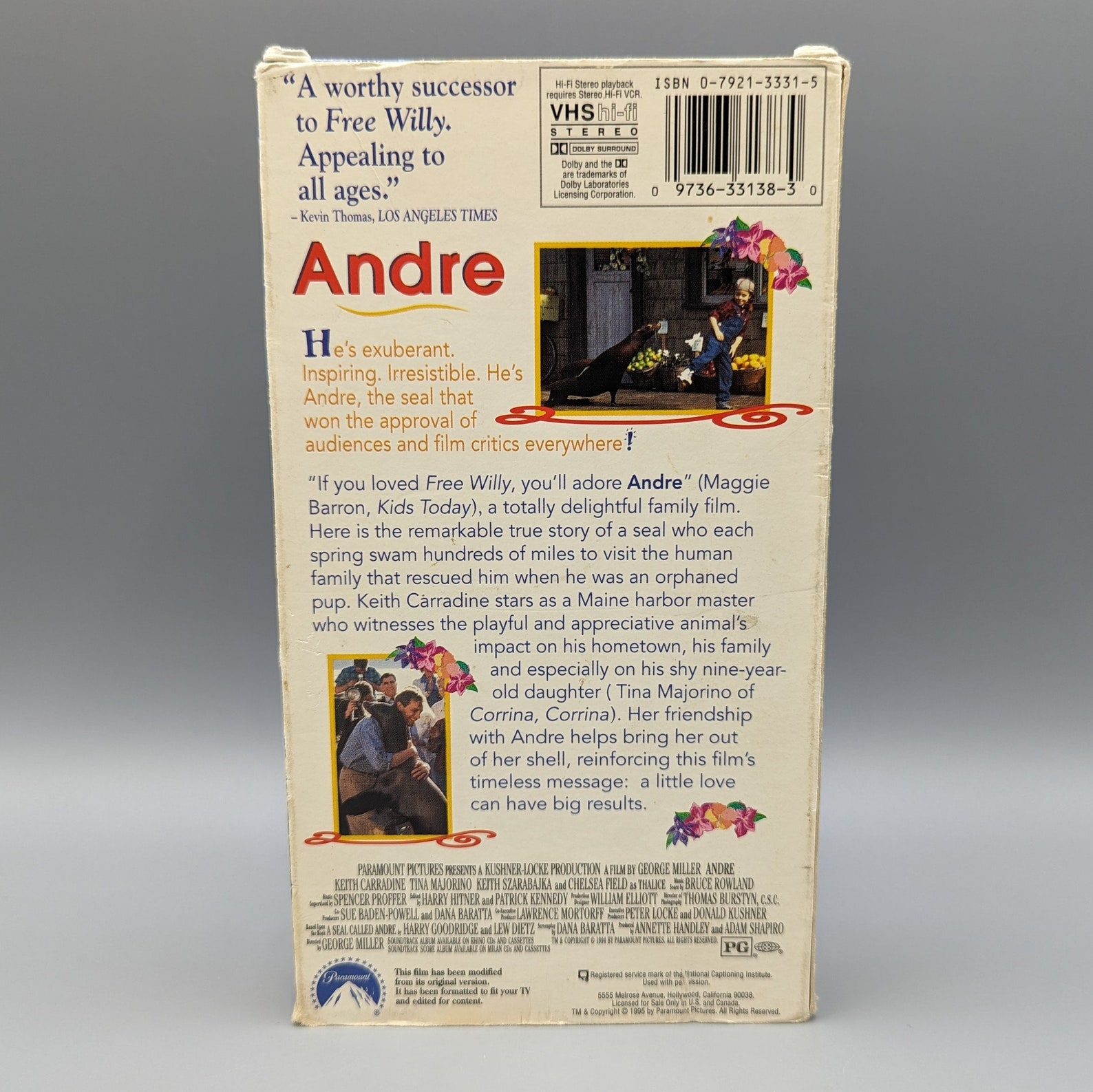 Andre Seal VHS / Vintage Video VHS Tape / Retro Movie Film / 1980s 80s ...