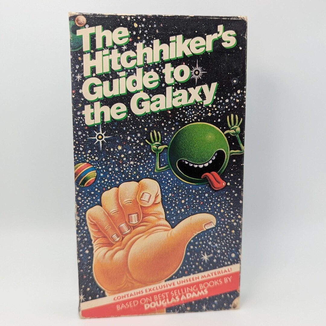 The Hitchhiker's Guide to the Galaxy VHS / Vintage Video VHS Tape ...