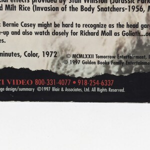 Gargoyles VHS 1997 VCI Home Video Horror Movie / Vintage Video VHS Tape ...