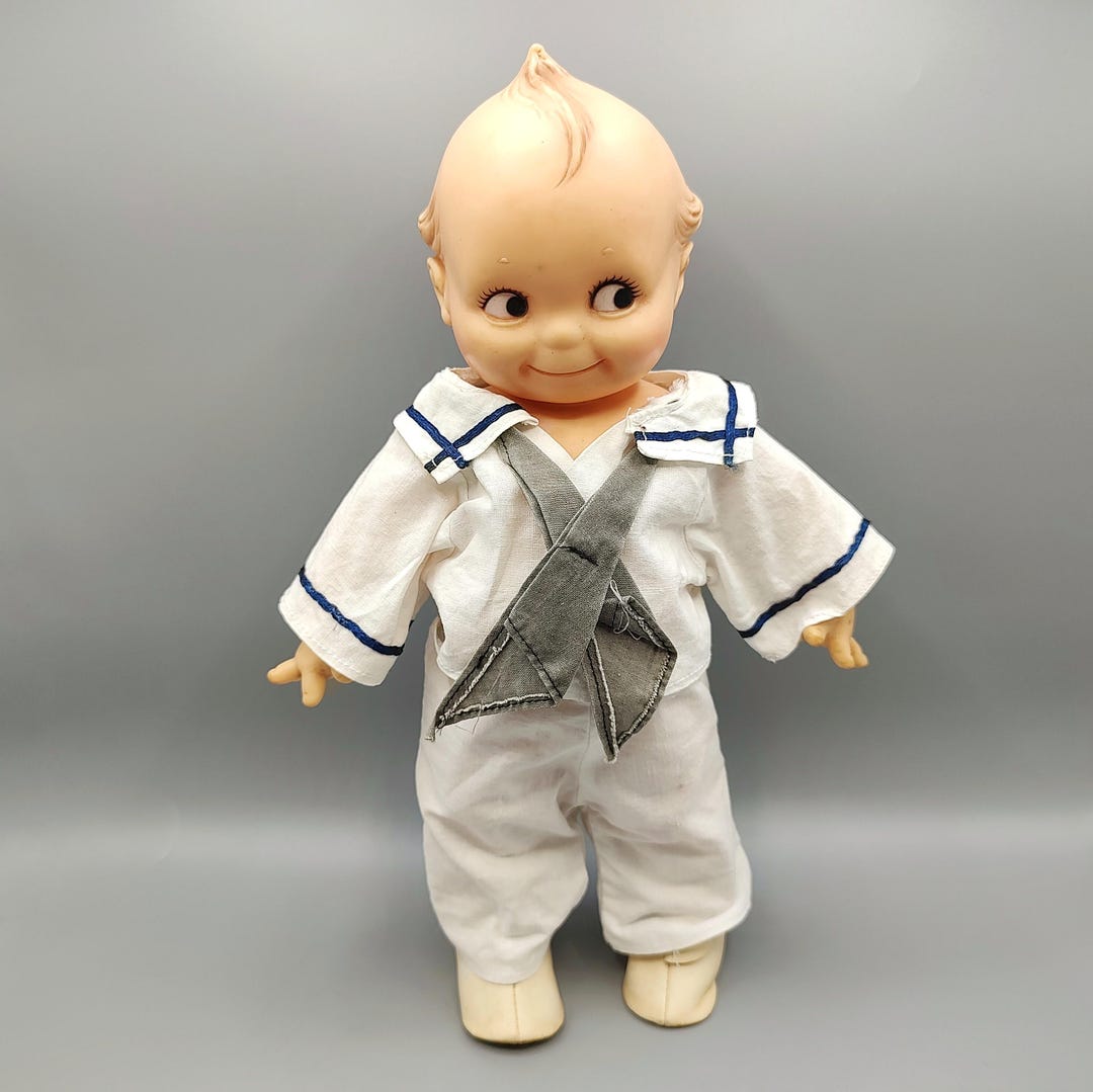 Vintage 1965 Cameo Kewpie Doll / 14 INCH / Retro Rubber Doll Toy ...