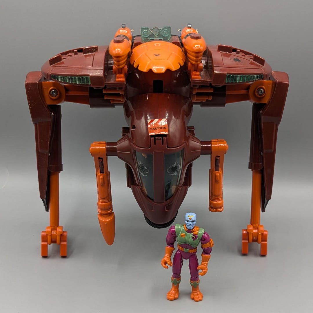 Vintage 1995 EXO Squad Space Series - Thrax With Neofighter Space E ...