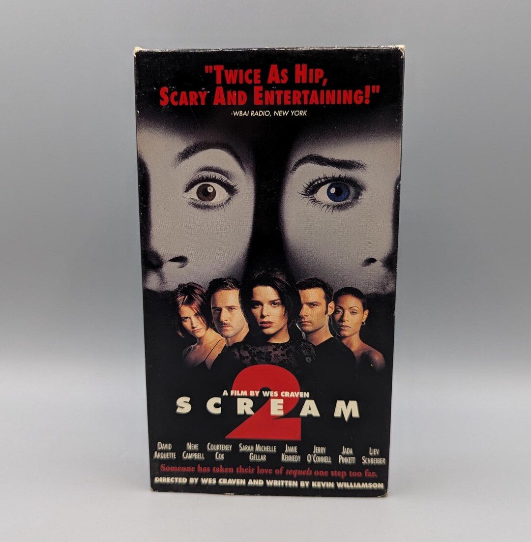 Scream 2 VHS / Vintage Video VHS Tape / Retro Movie Film / 1980s 80s ...