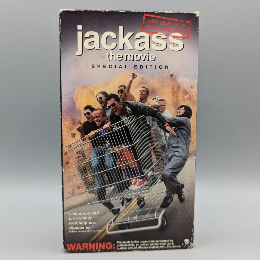 Jackass the Movie Special Edition VHS / Vintage Video VHS Tape / Retro ...