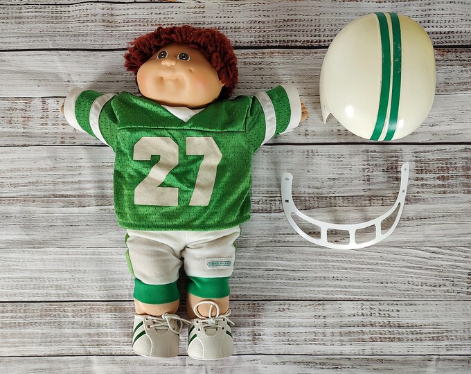 Vintage Coleco Cabbage Patch Kid / Football Player / Retro Boy Doll ...